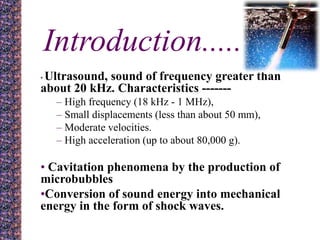 ultrasonication for cell distruption.ppt