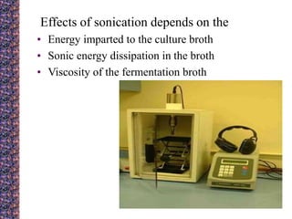 ultrasonication for cell distruption.ppt