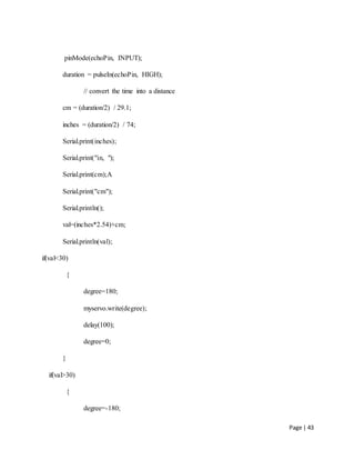 Ultrasonic automatic braking system in cars by Accelerator ...