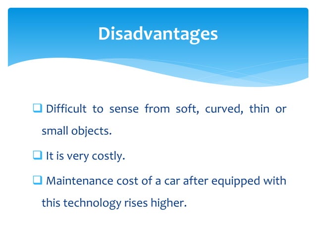 Ultrasonic automatic vehicle braking system for forward collision | PPT