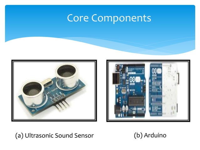 Ultrasonic automatic vehicle braking system for forward collision | PPT