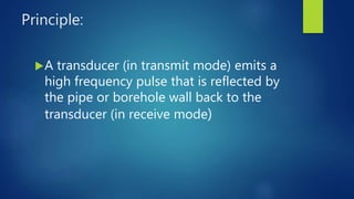 Ultra sonic caliper log | PPTX