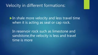 Ultra sonic caliper log | PPTX