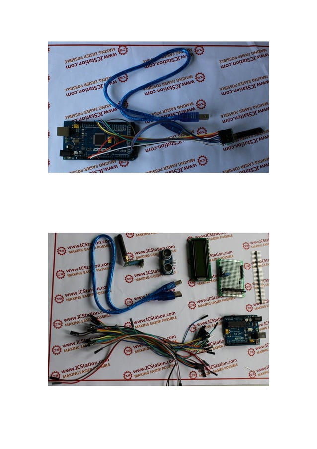 Ultrasonic Distance Measurement NRF905 Wireless Transmission System Based on Arduino | PDF