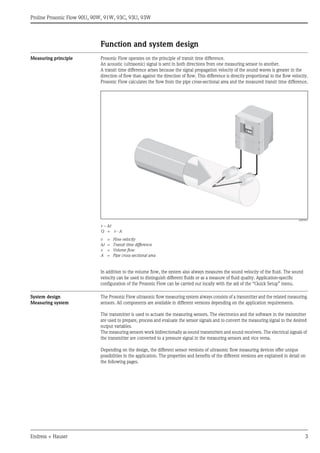 Ultrasonic flowmeter-Drinking water, wastewater and process water. | PDF
