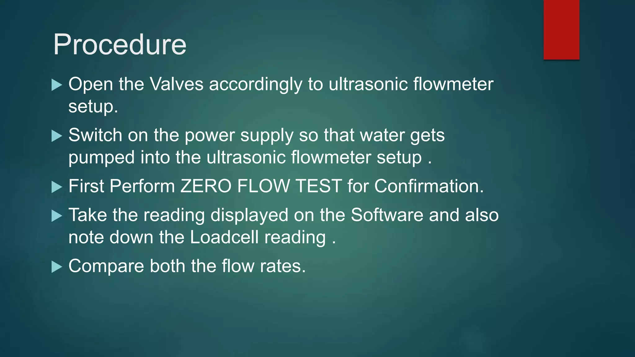 Ultrasonic flowmeter | PPTX