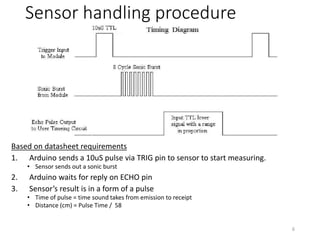 HC-SR04 Ultrasonic sensor with Arduino | PPTX
