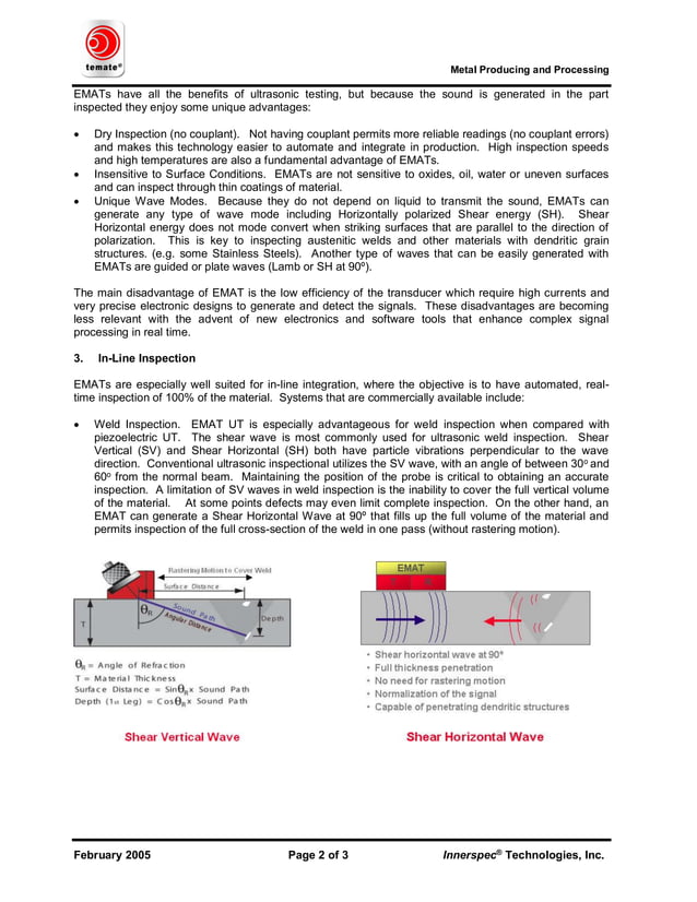 Ultrasonic Inspection Without Couplant | PDF