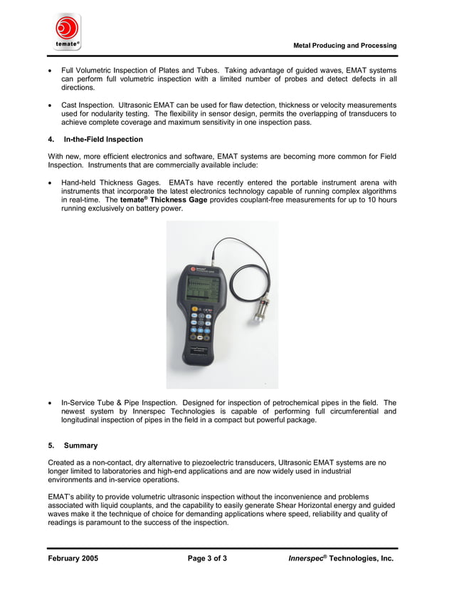 Ultrasonic Inspection Without Couplant | PDF