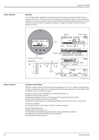 Ultrasonic Level Measurement-Prosonic T FMU30 | PDF