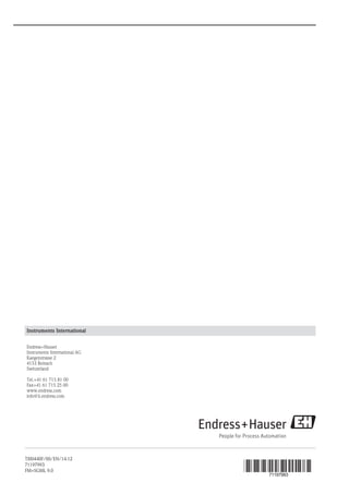 Ultrasonic Level Measurement-Prosonic T FMU30 | PDF
