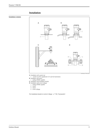 Ultrasonic Level Measurement-Prosonic T FMU30 | PDF