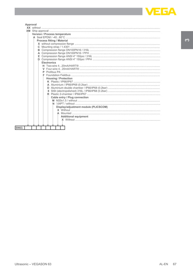 VEGA Ultrasonic Level Measurement - VEGASON Ultrasonic Level ...