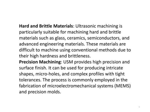 ultrasonic machining process and applications.pptx