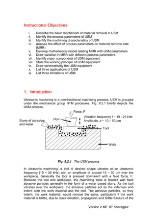 Ultrasonicmachining | PDF