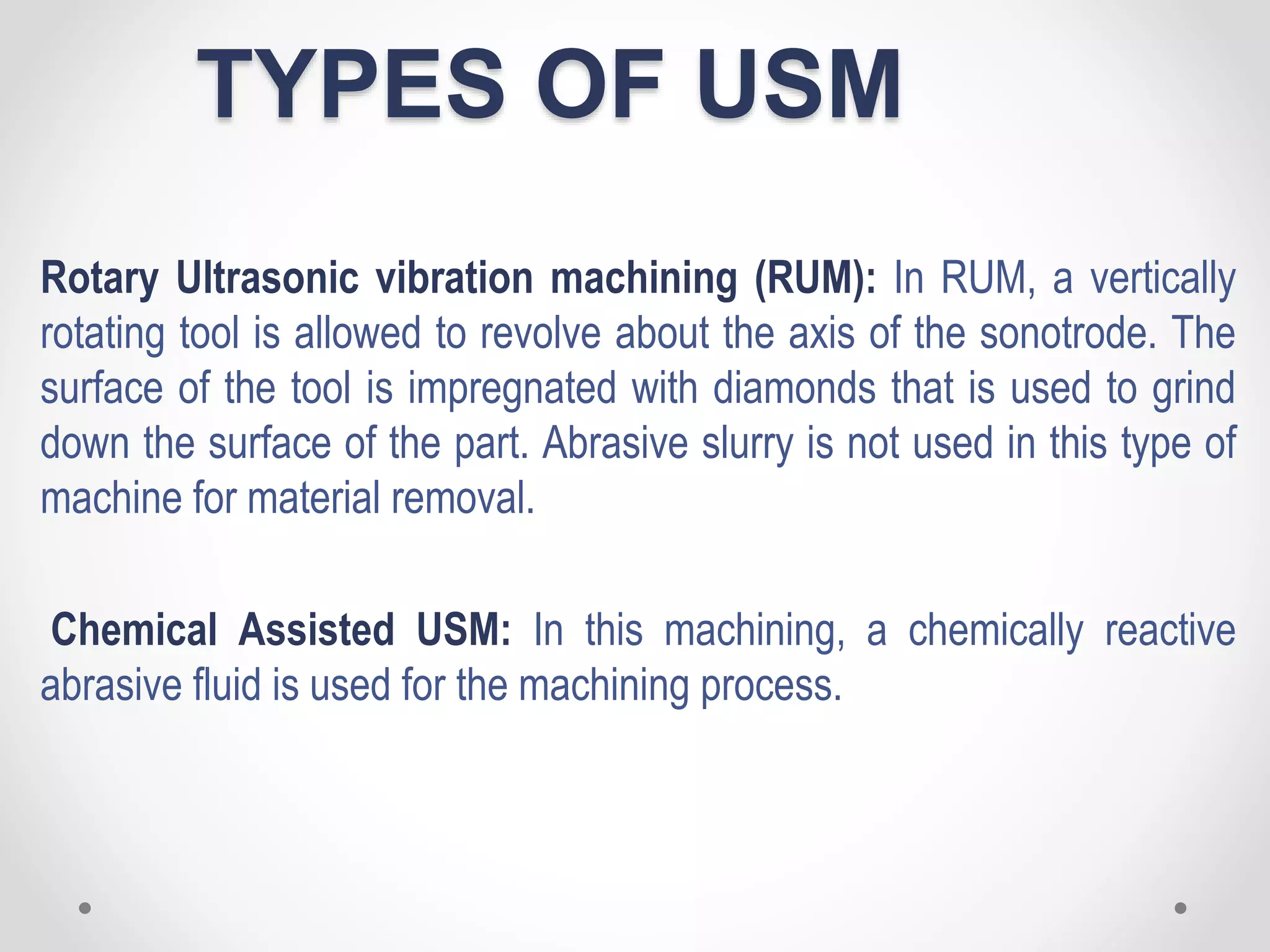 Ultra sonic machining | PPTX | Shaving | Personal Care