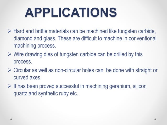 Ultra sonic machining | PPTX