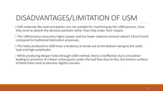 Ultrasonic Machining(USM) | PPTX