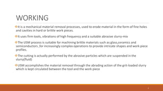 Ultrasonic Machining(USM) | PPTX