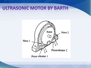Ultrasonic motor | PPTX