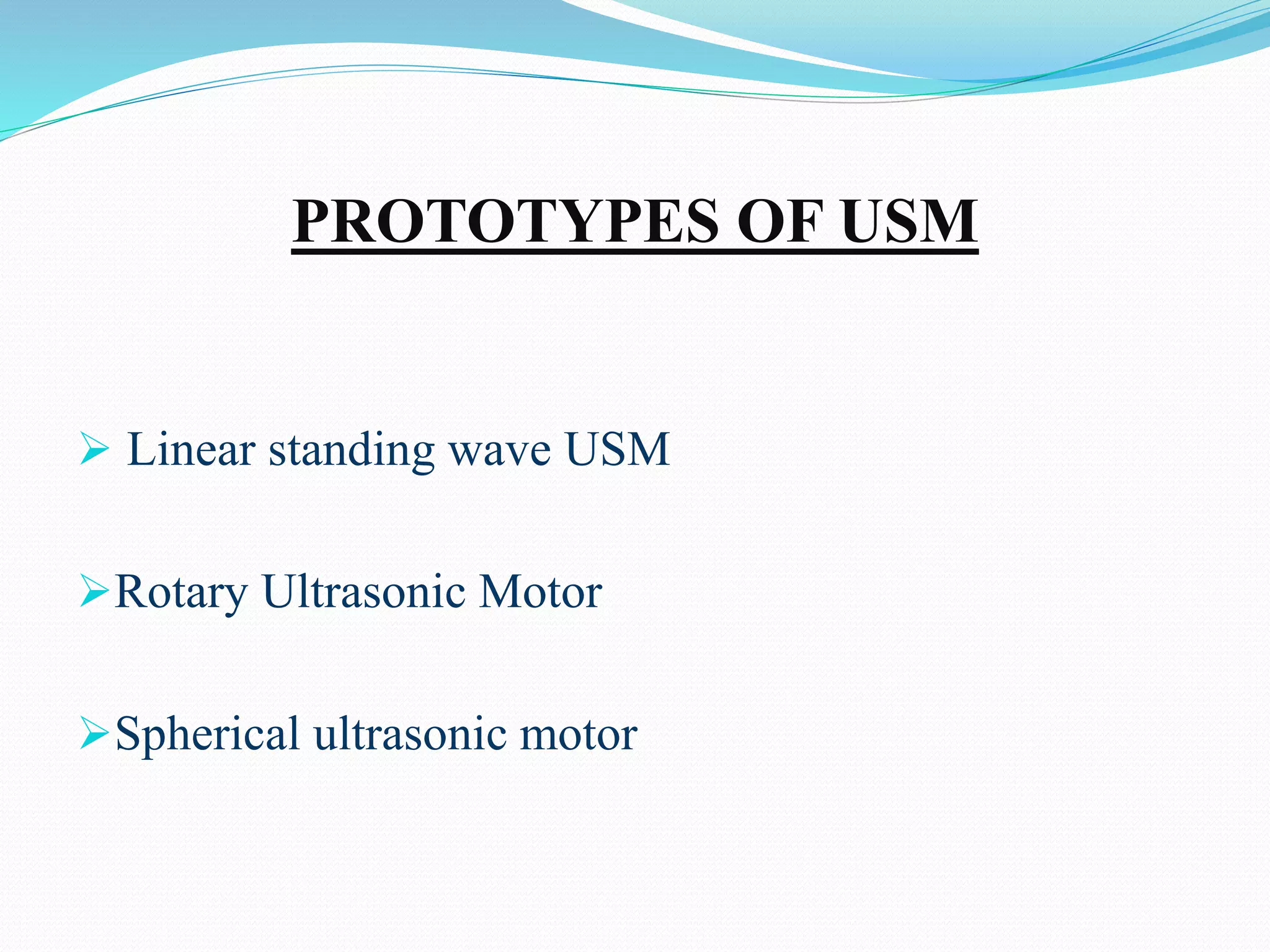 Ultrasonic motor | PPTX
