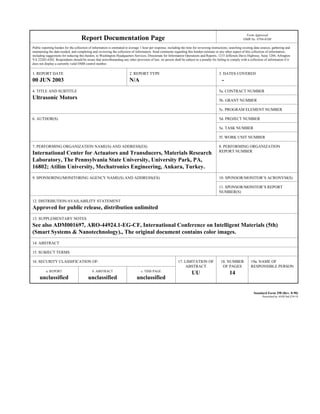 Ultrasonic_Motors.pdf jhbbcibcqiwbqicbicv | PDF