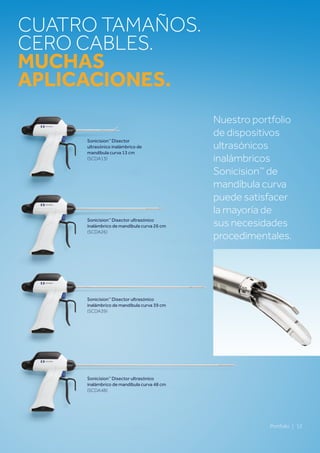 SISTEMA DE DISECCIÓN ULTRASÓNICO SONICISION™ | PDF