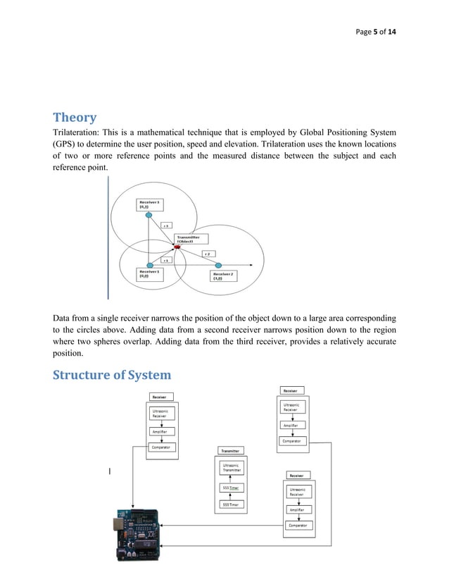 Ultrasonic Positioning System | PDF