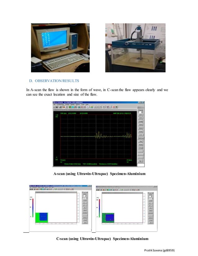 Ultrasonic Lab Experiment | DOCX