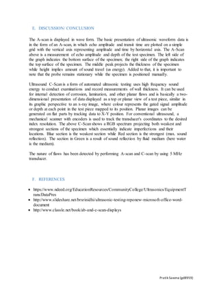 Ultrasonic Lab Experiment | DOCX