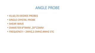 ULTRASONIC PROBES.pptx | Physics | Science