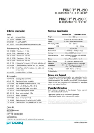 Ultrasonic pulse echo - pundit PL-200 PE | PDF