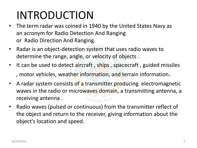 Ultrasonic radar mini project | PPTX | Computer Peripherals | Computing