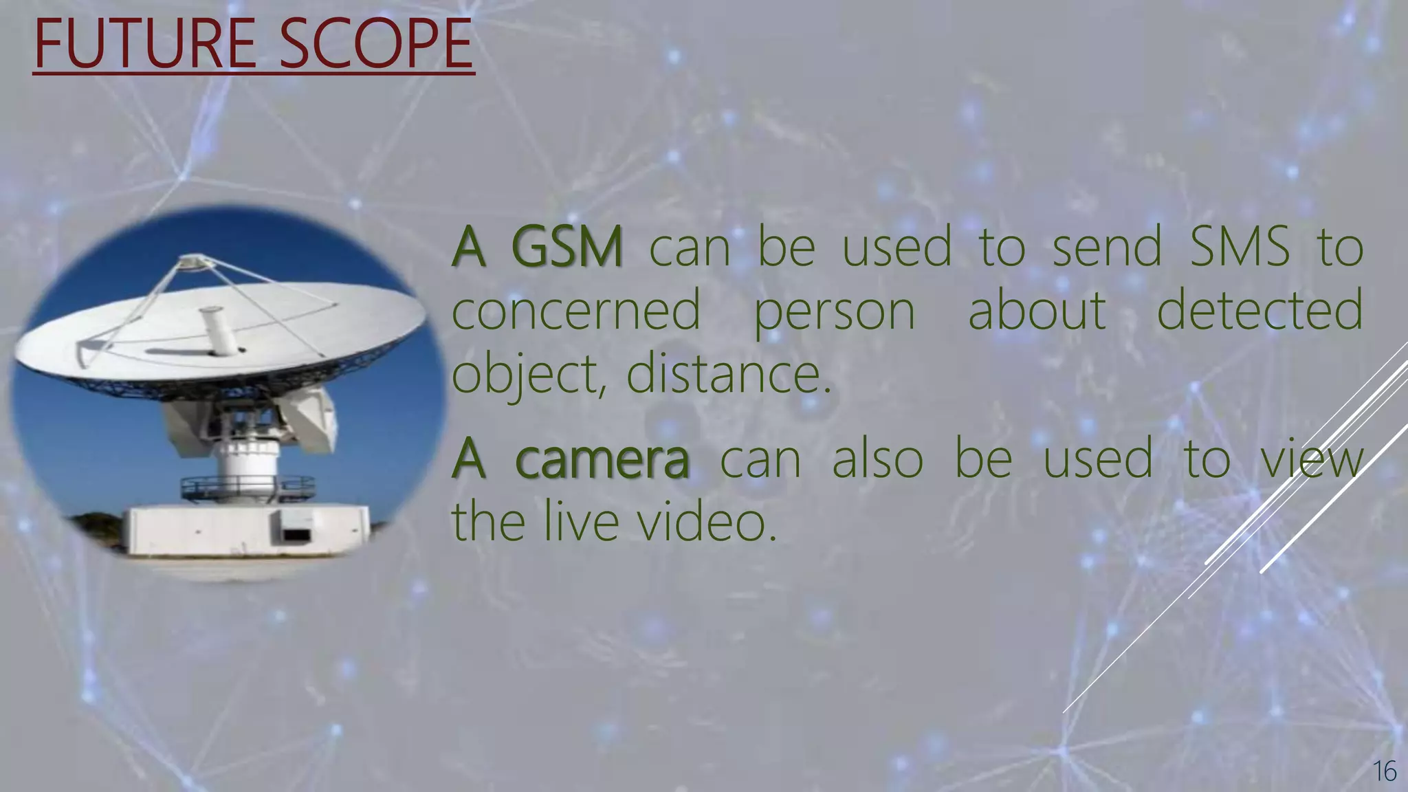 Ultrasonic radar using 8051 | PPTX