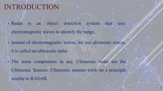 Ultrasonic radar using 8051 | PPTX