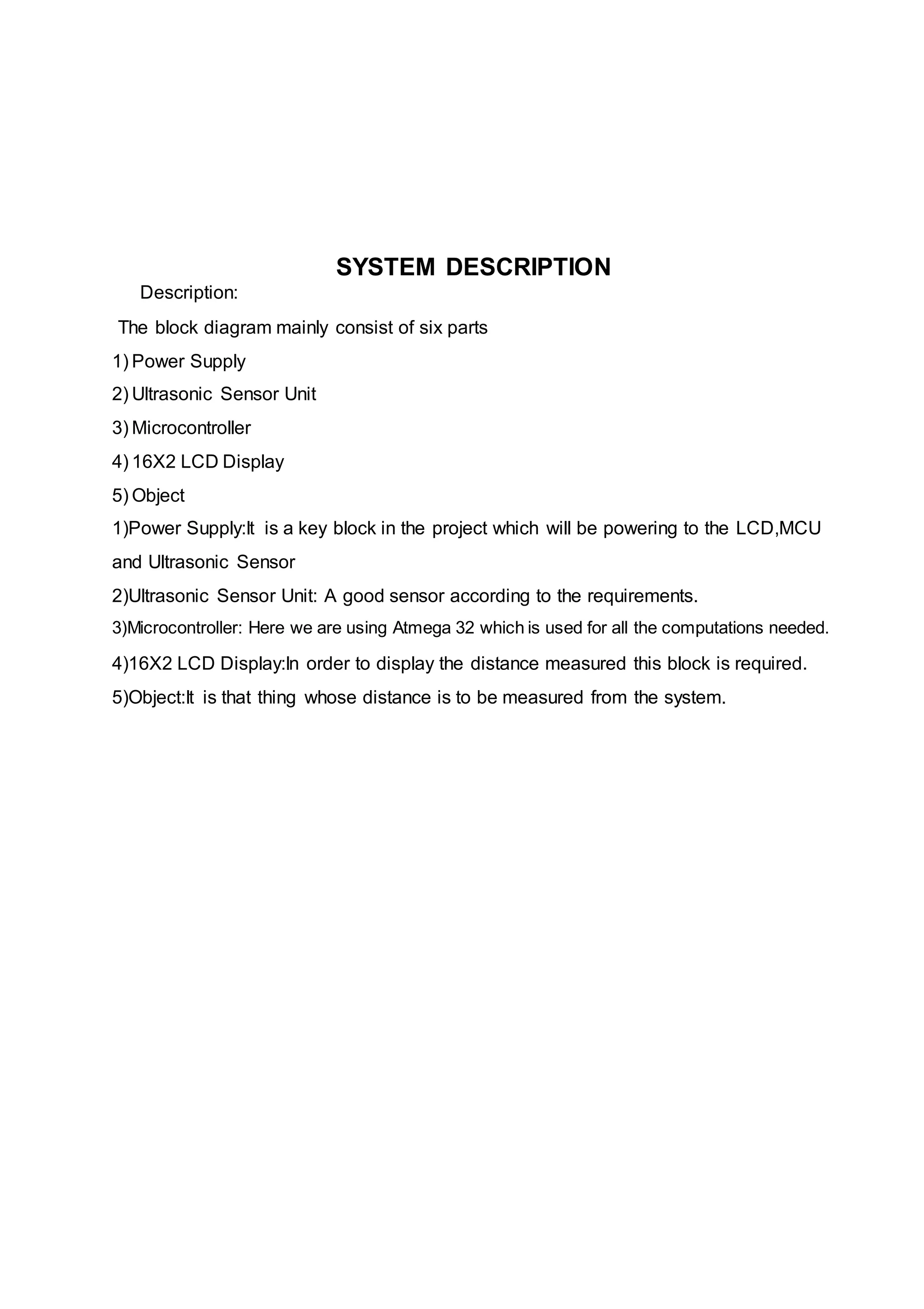 Ultrasonic Sensor Distance Calculate Pdf
