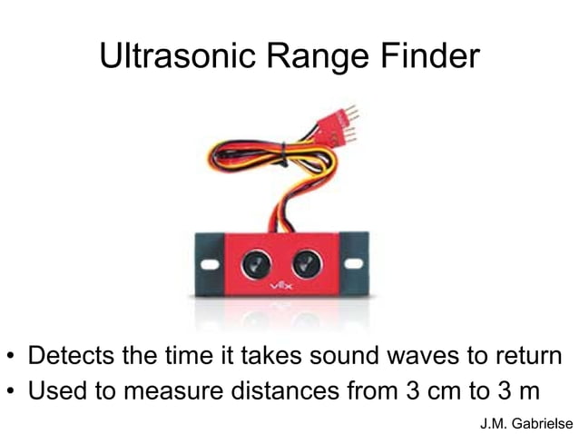 Ultrasonic range | PPT
