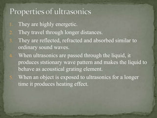 Ultrasonics | PPTX