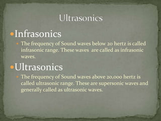 Ultrasonics | PPTX