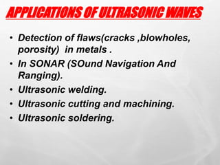 Ultrasonics | PPT