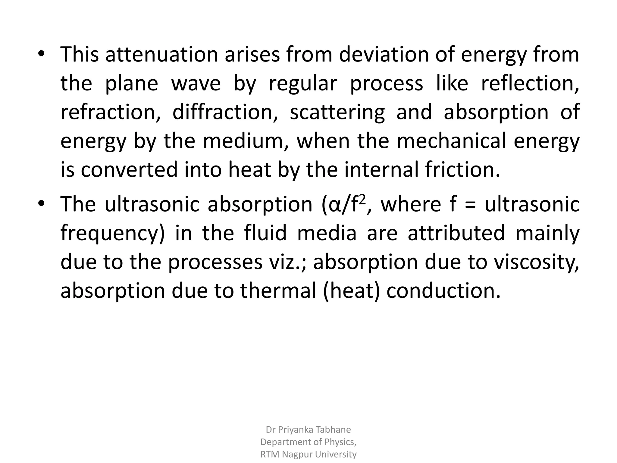 Fundamentals of Ultrasonic waves and applications | PPTX