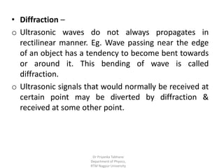 Fundamentals of Ultrasonic waves and applications | PPTX