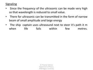 Fundamentals of Ultrasonic waves and applications | PPTX