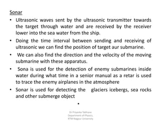 Fundamentals of Ultrasonic waves and applications | PPTX