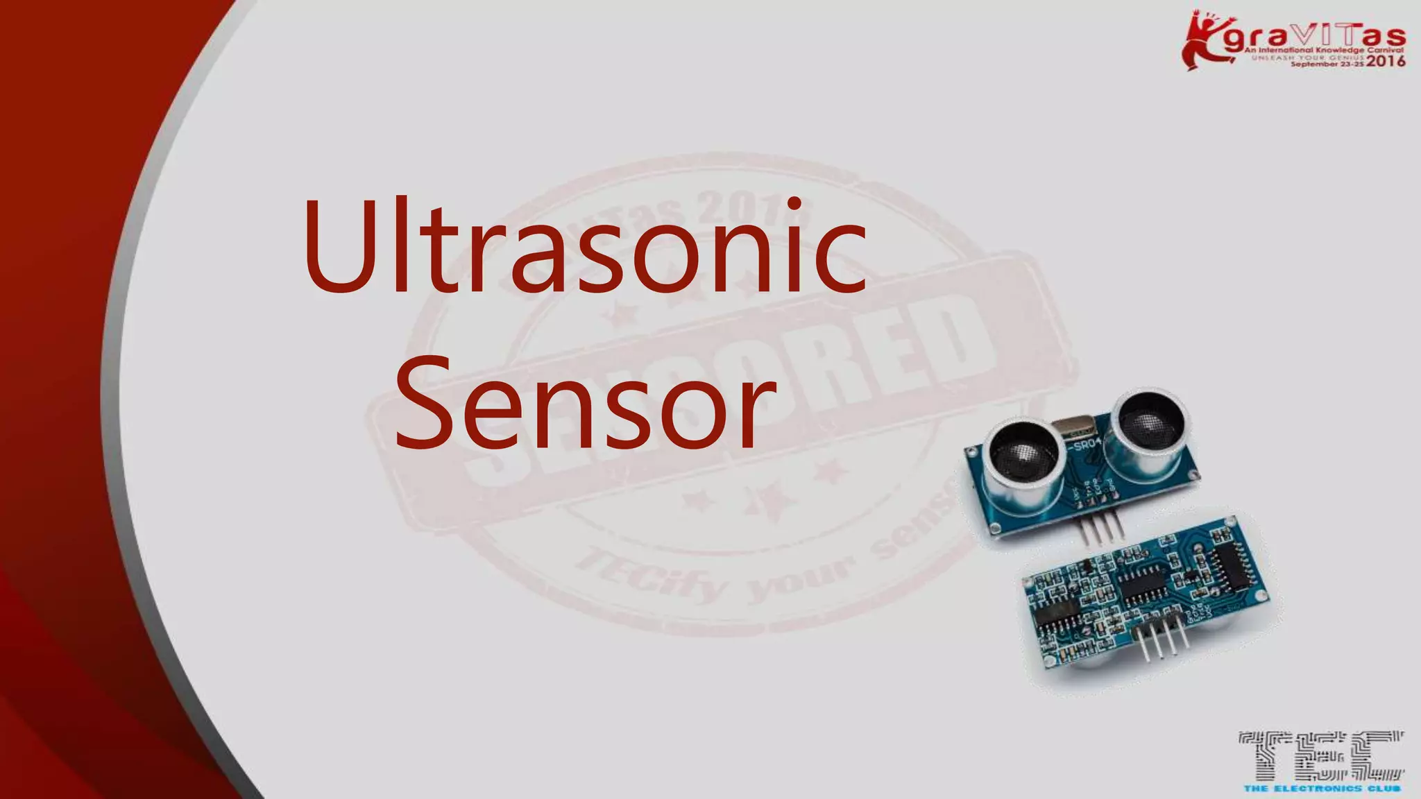 Ultrasonic sensor | PPT