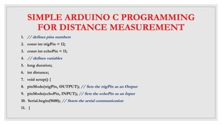 Ultrasonic sensor | PPTX