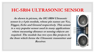 Ultrasonic sensor | PPTX