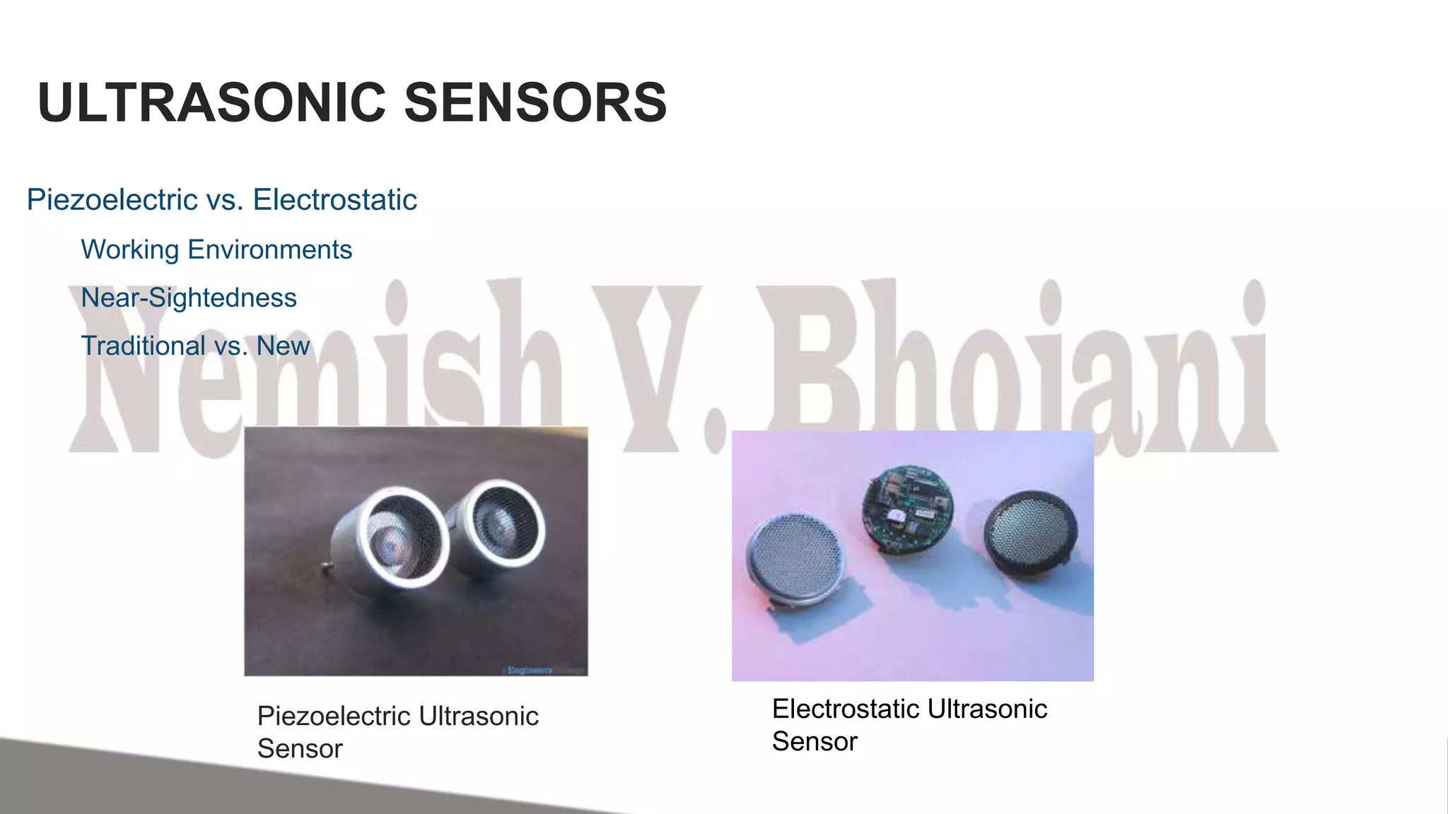 Ultrasonic sensor new | PPTX