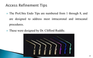 Ultrasonics in endodontics | PPTX