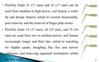 Ultrasonics in endodontics | PPTX